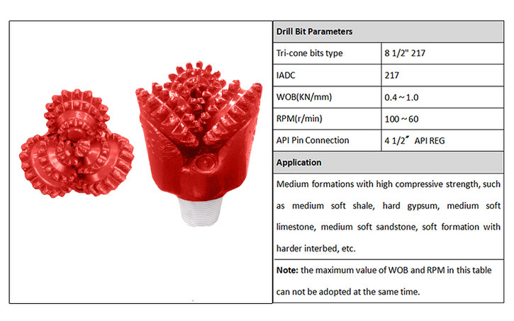 MILLED TOOTH BITS 217